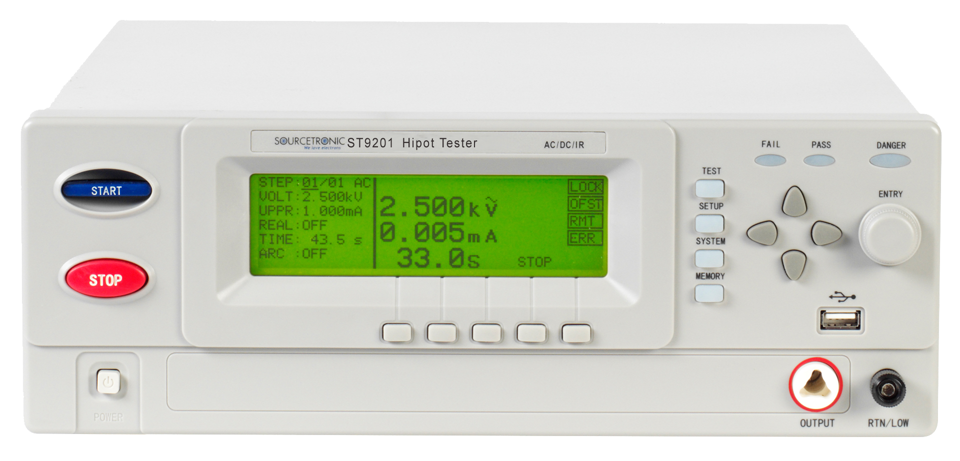 High voltage tester ST9201 5000V AC / 6000V DC