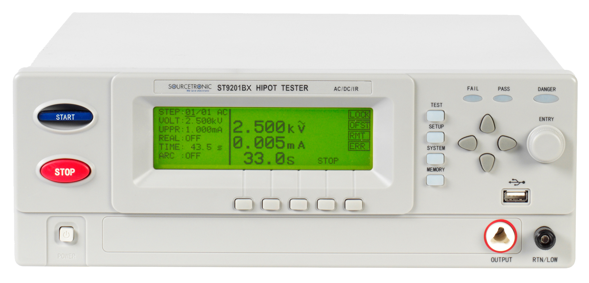 Poste d’essais de rigidité diélectrique ST9201BX